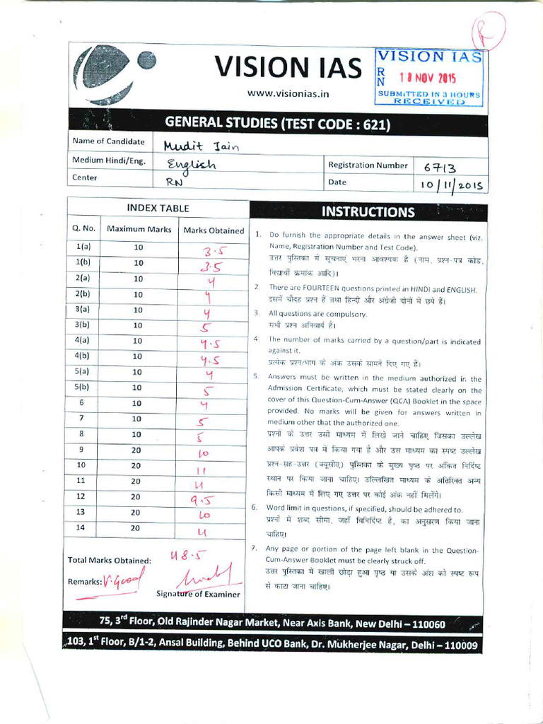 GS 4 Ethics Topper Copy - Mudit Jain | PDF