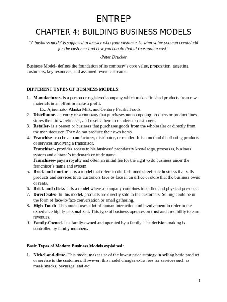 Reviewer in Entrep | PDF | Franchising | Marketing