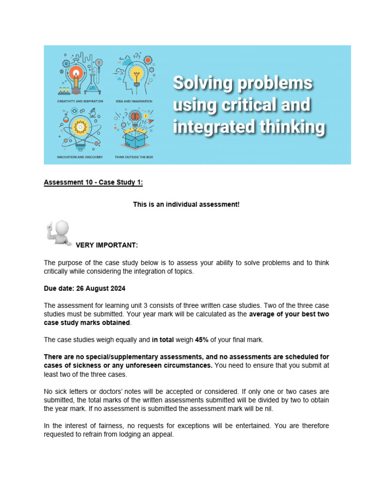 Assessment 10_Case Study 1_Question | PDF | Audit | Computer Security