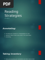 Annotating A Text - Reading and Study Strategies | PDF | Annotation ...
