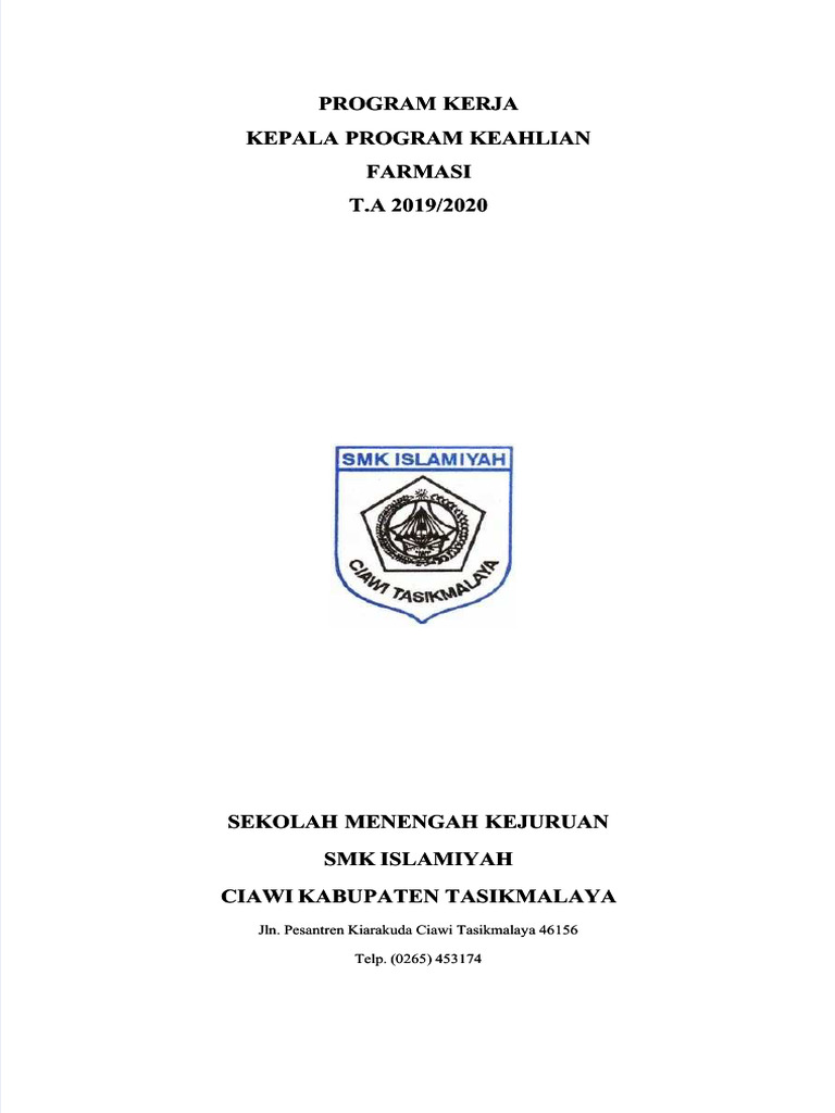 PDF Program Kerja KPK Farmasi - Compress | PDF | Bisnis | Pengelolaan Keuangan & Uang
