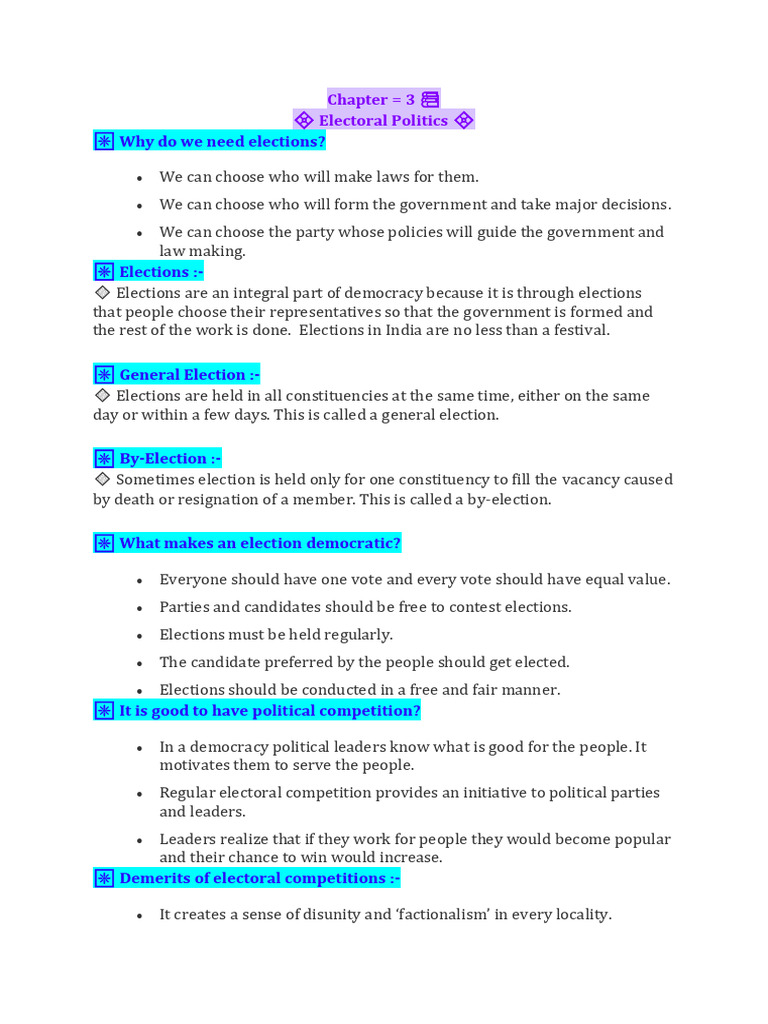 Understanding Electoral Politics in India | PDF | Elections | Voting