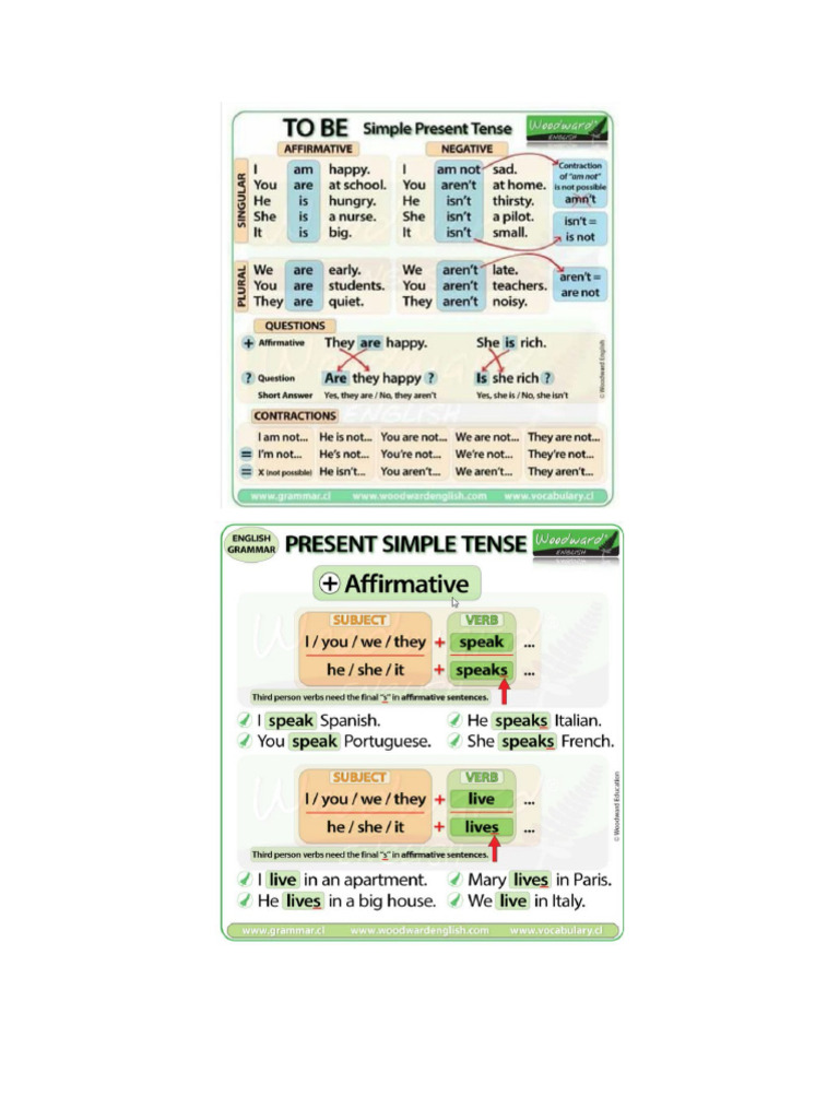 Present Simple Tense | PDF