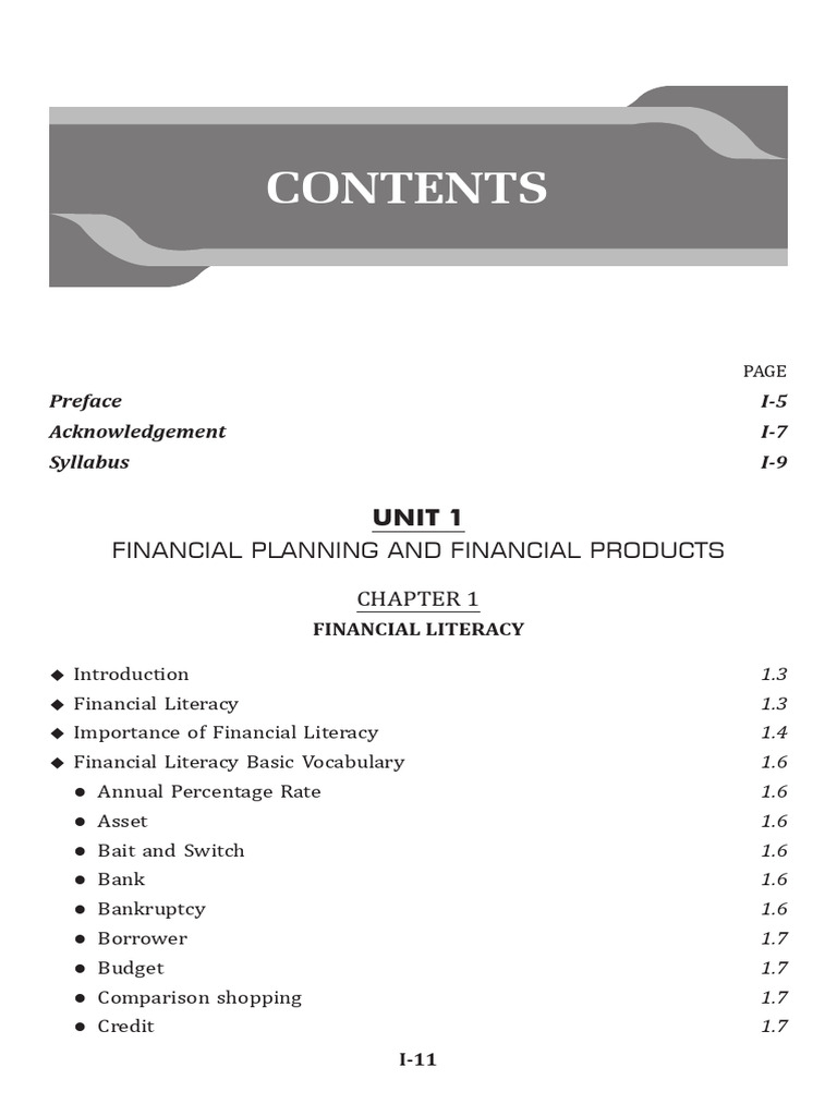 Financial Literacy and Planning Guide | PDF | Present Value | Time ...