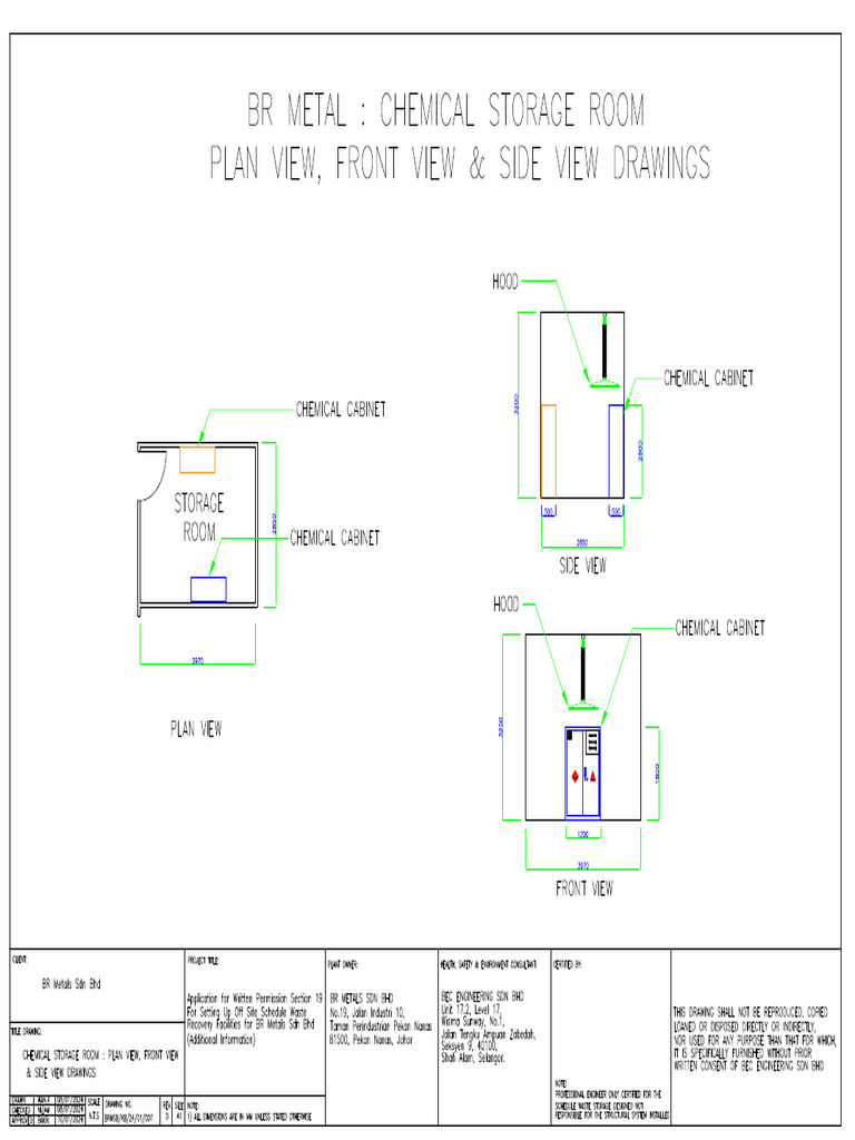 7. Chemical Storage Dwg | PDF