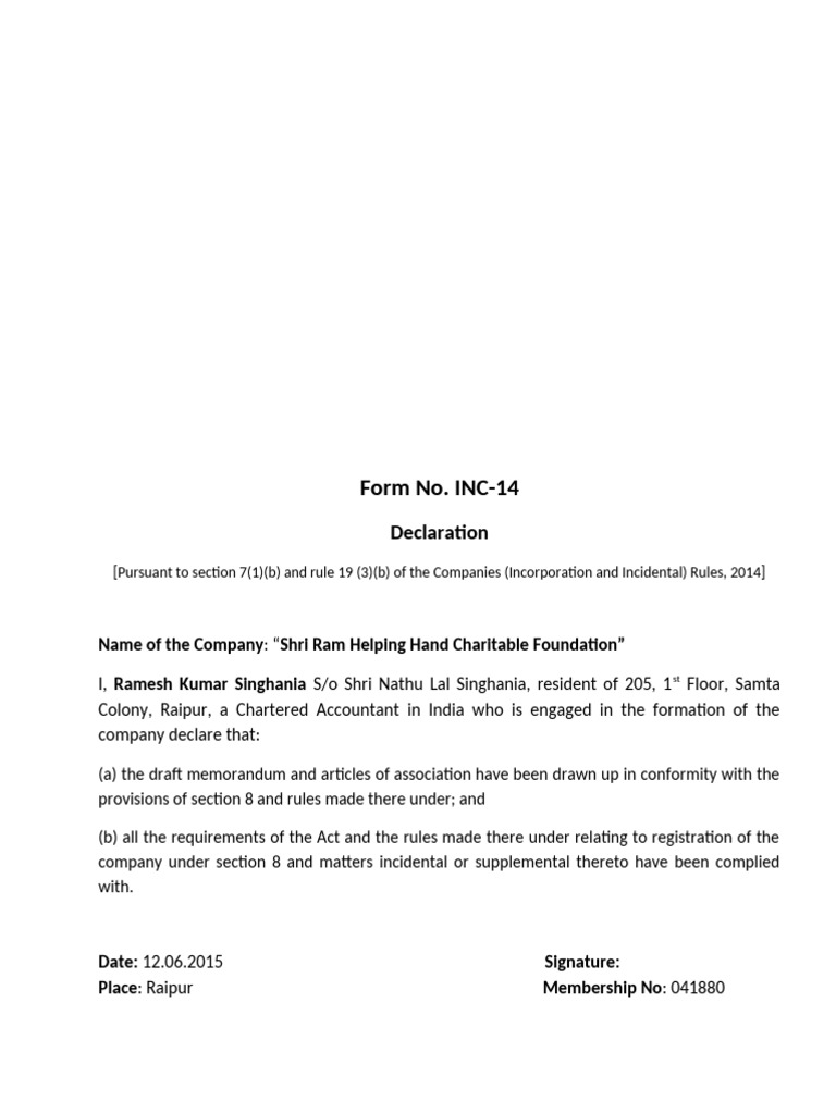 Inc 14 | PDF | Finance & Money Management | Law