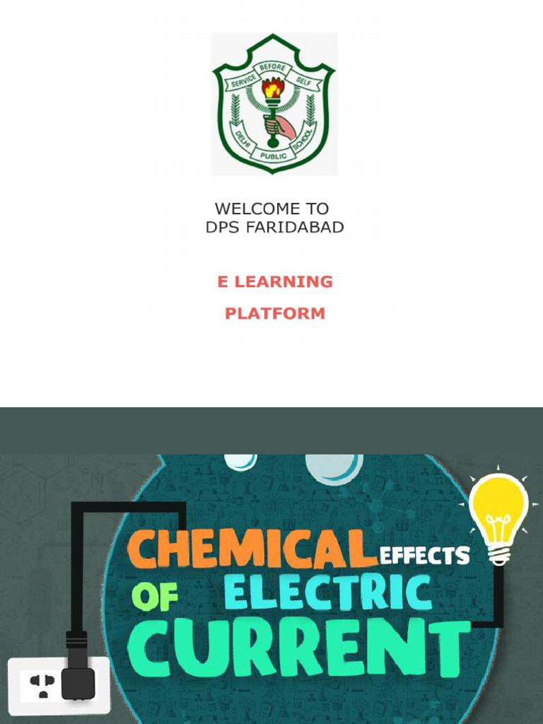 chemical effects ppt 1 | PDF | Light Emitting Diode | Electrical Resistivity And Conductivity