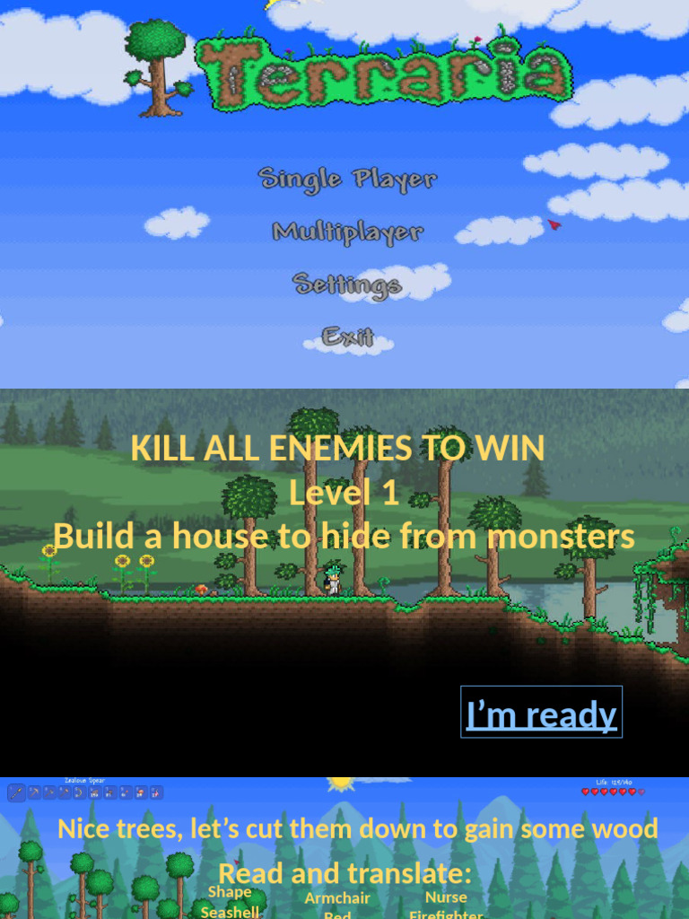 Terraria: Defeat Monsters Together | PDF | Language Arts & Discipline ...