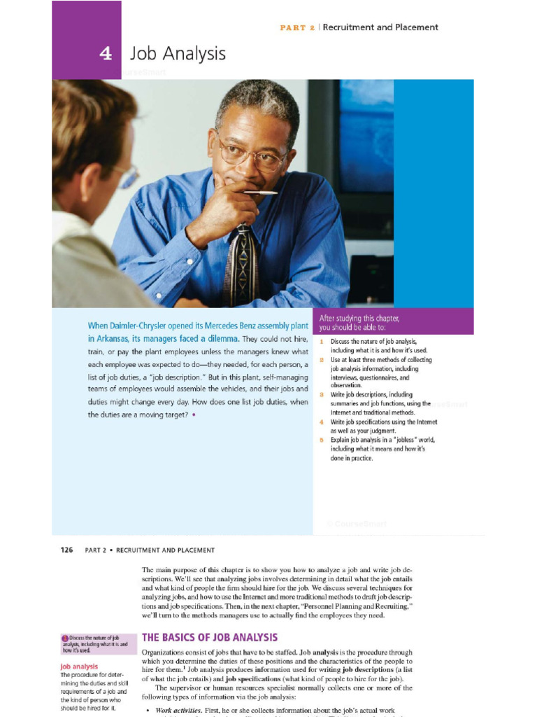 HR Management Chapter 4 - Job Analysis | PDF | Fair Use | Justice