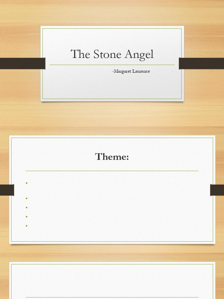 Analyses - The Stone Angel | PDF | Self-Improvement | General Fiction