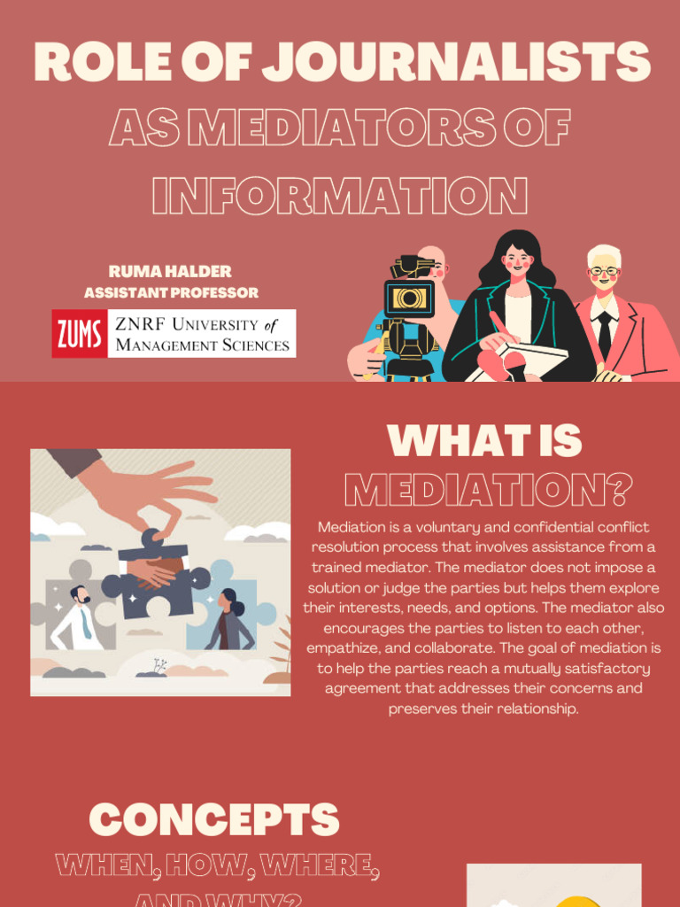 Journalists as Mediators in News | PDF | Mediation | Journalism