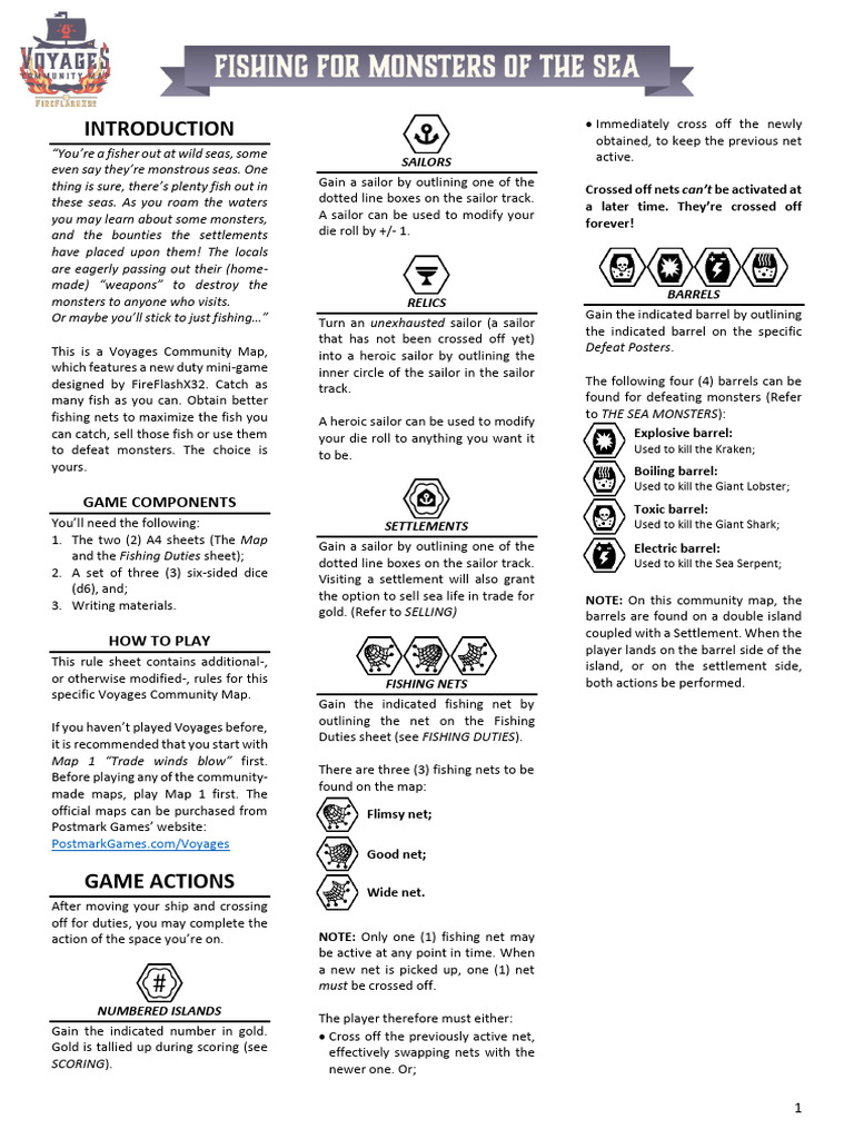 Community Map for Fishing Mini-Game | PDF | Sea