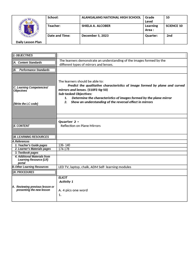 Mirror DLL for COT | PDF | Learning | Mirror