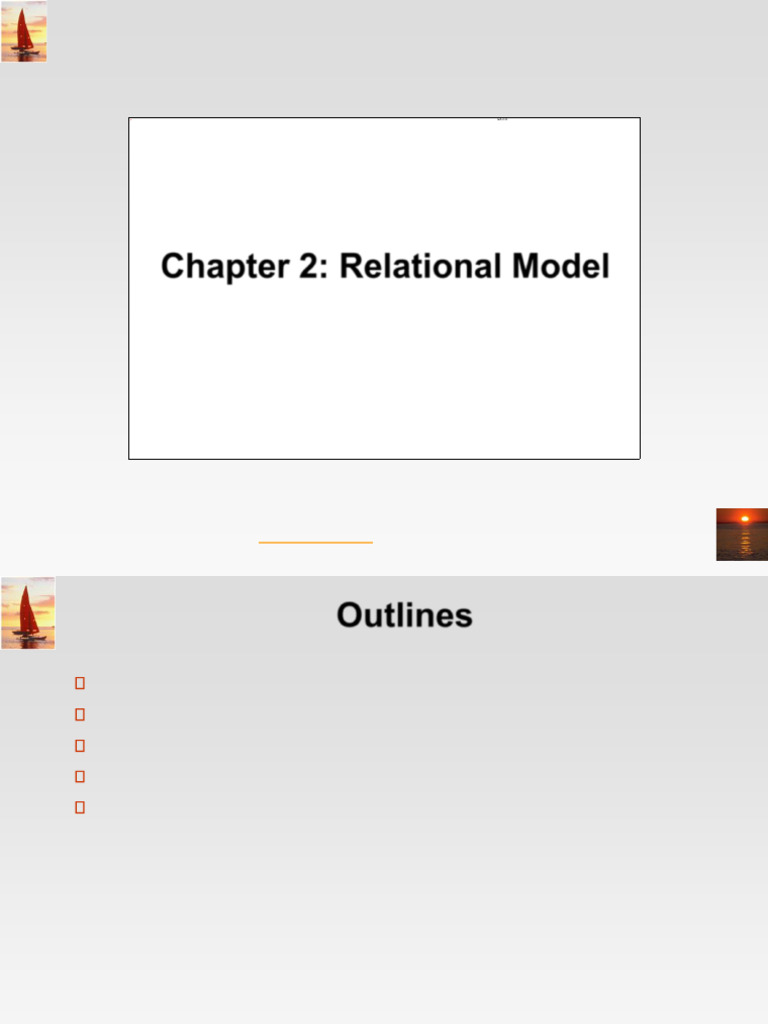2 Relational Model - ١١٤١٣٥ | PDF | Relational Model | Mathematics