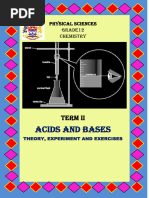 Study Notes Grade 11 Physical Science Acids and Bases | PDF | Acid | Ph