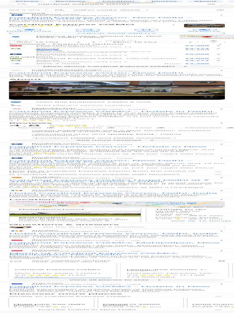 Cardinal Express Oxmo - Google Search | PDF | Delhi | Hotel