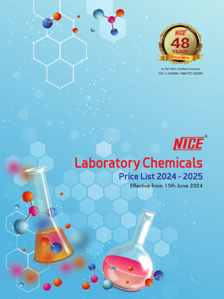 2024 Chemical Price List | PDF | Staining | Sodium