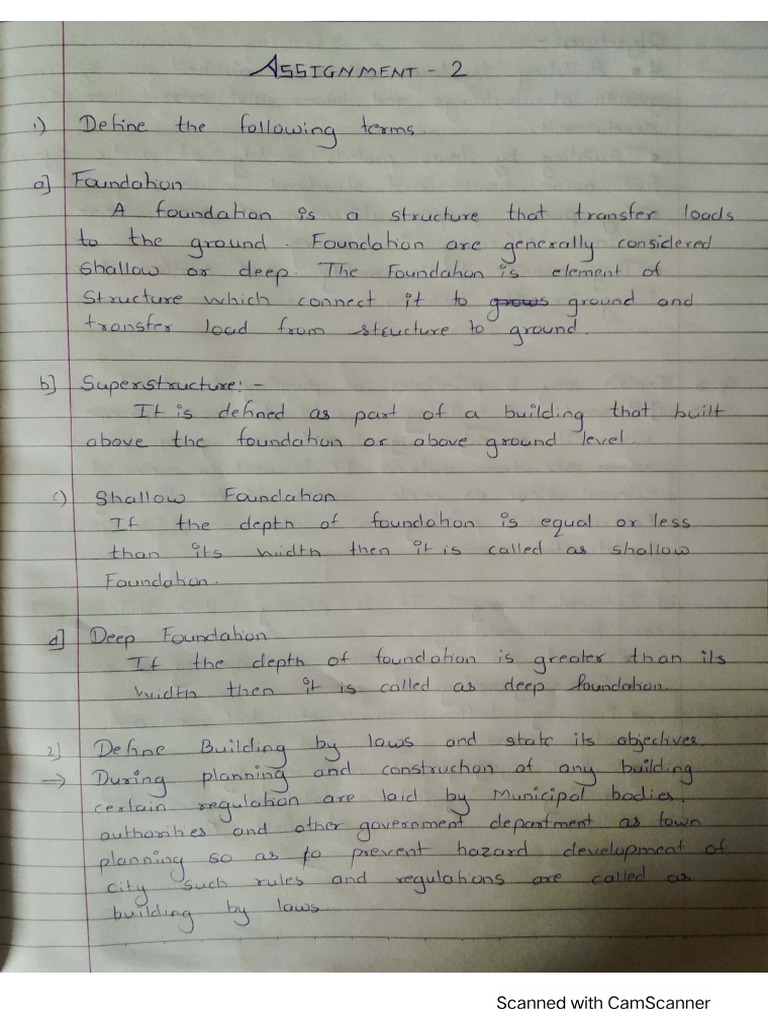 Civil Assignment 2 | PDF