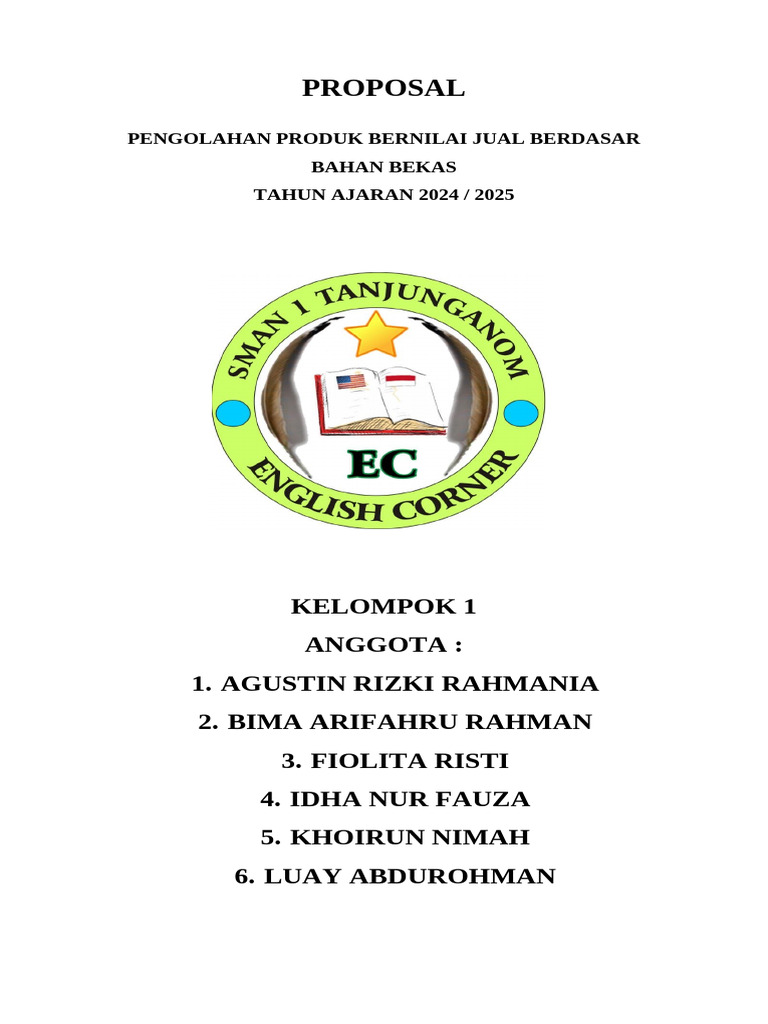 Proposal Pkwu Kel1 | PDF