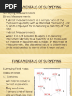 Essential Guide to Surveying Field Notes | PDF | Surveying | Measurement