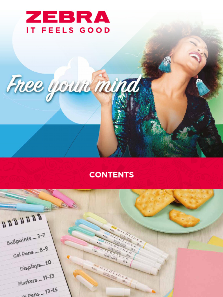 Zebra Catalogue 2022 A4 Landscape | PDF | Ink | Writing Implements