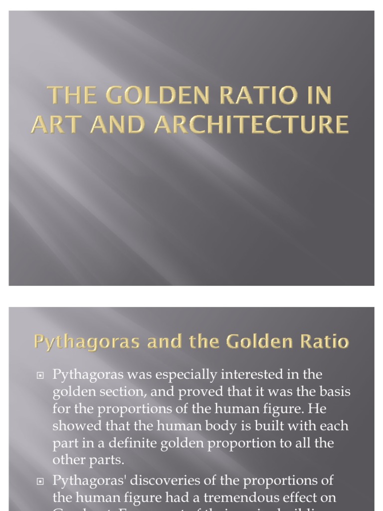 Golden Ratio | PDF | Social Science | History