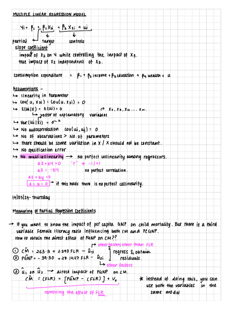 Multiple Linear Regression | PDF Multiple Linear Regression | PDF