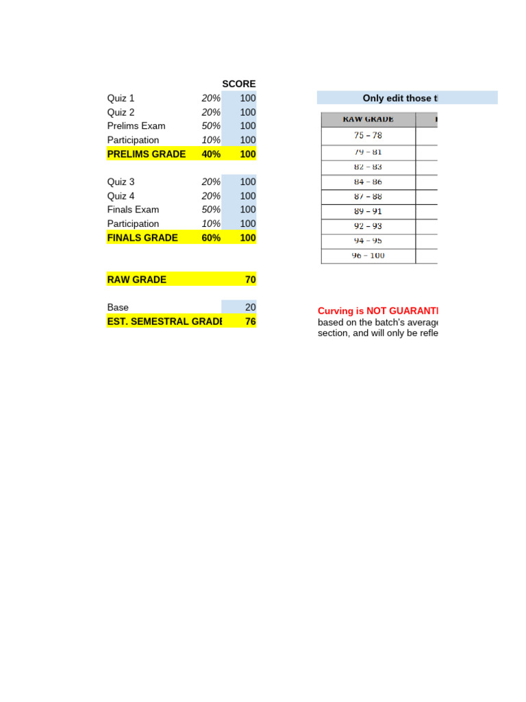 AMV Grading Sheet | PDF