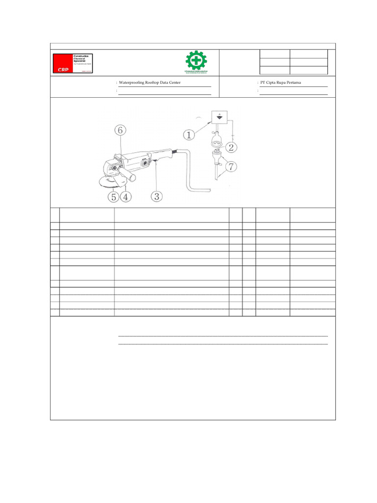 Pemeriksaan Waterproofing Data Center | PDF