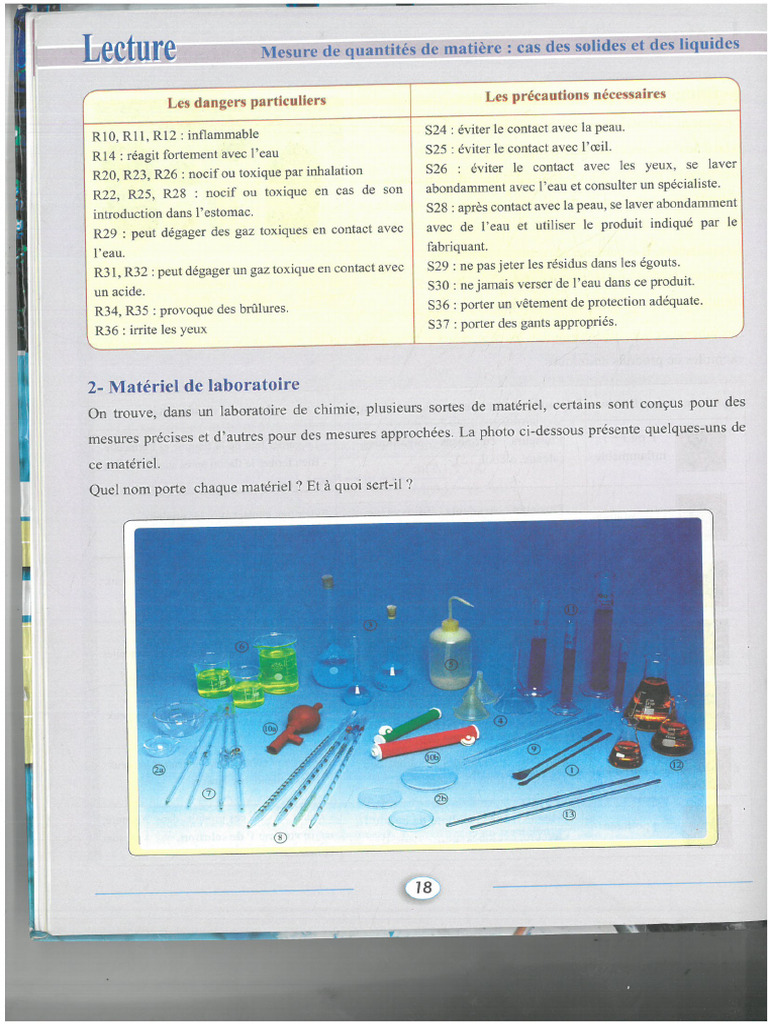 Matériel de Laboratoire 1 | PDF