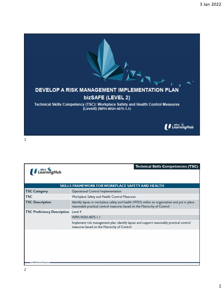 Ra Learners Guide | PDF | Risk Management | Risk