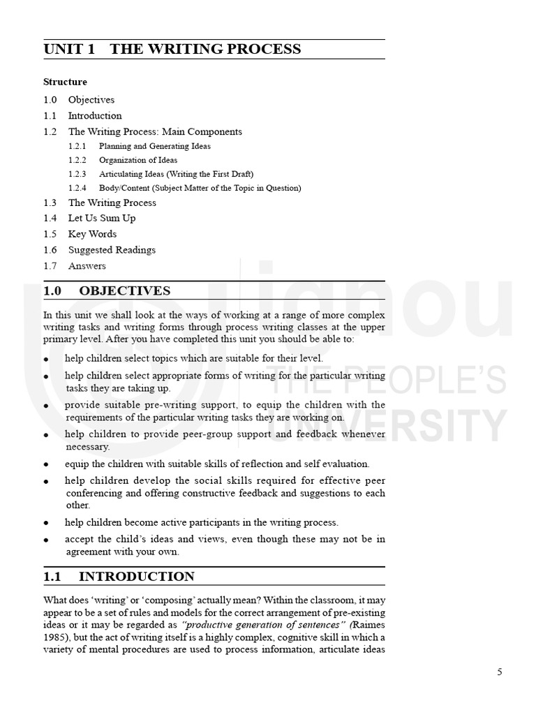 Unit 1 | PDF | Proofreading | Idea