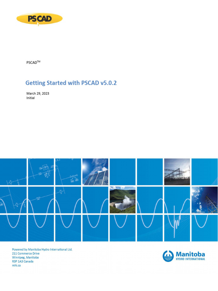 Getting Started Pscad V5 0 2 Pdf Software Testing Software