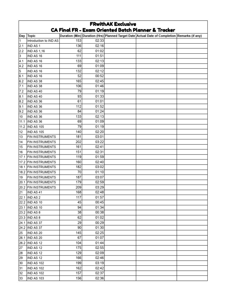 FR Eob - Schedule | PDF