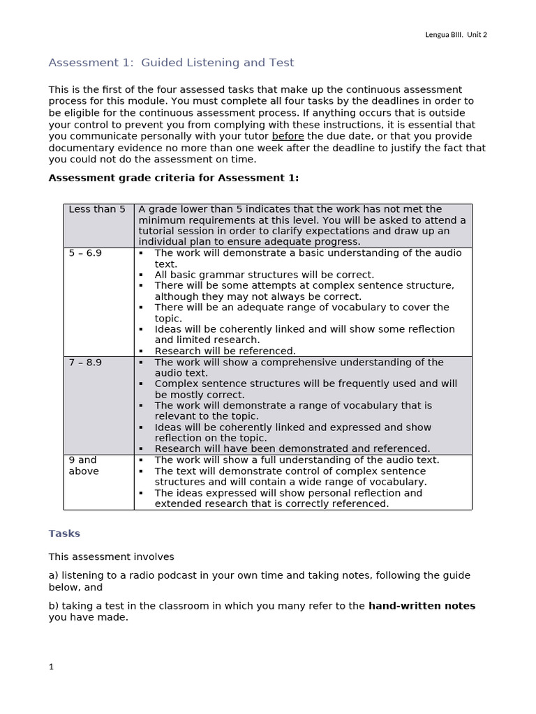 Assessment 1 24_25 (2) | PDF | Cognition | Human Communication