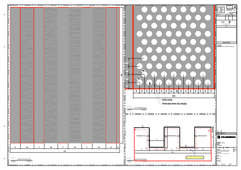 TRI-CLL-ZZ-ZZ-DR-X-00010 (Perforated Plant Cladding) | PDF | Secondary ...