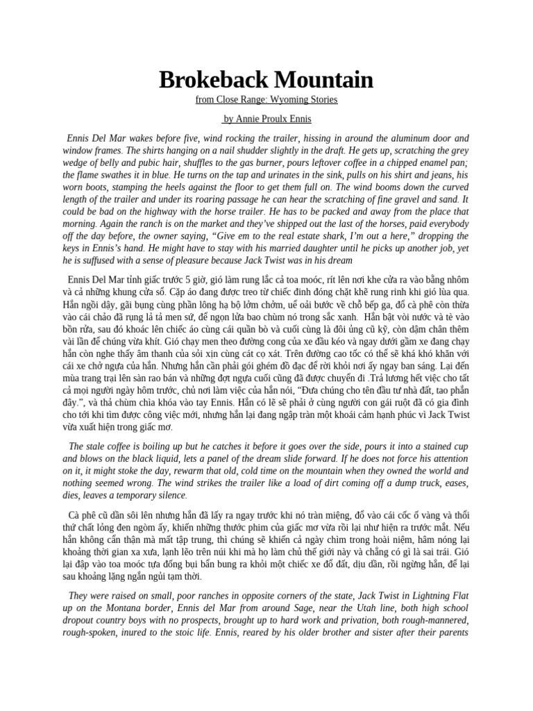 Brokeback Mountain | PDF