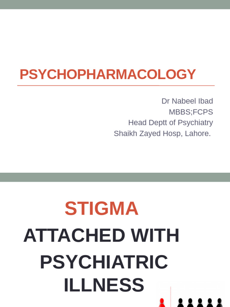 Stigma and Treatment in Psychopharmacology | PDF | Antipsychotic ...