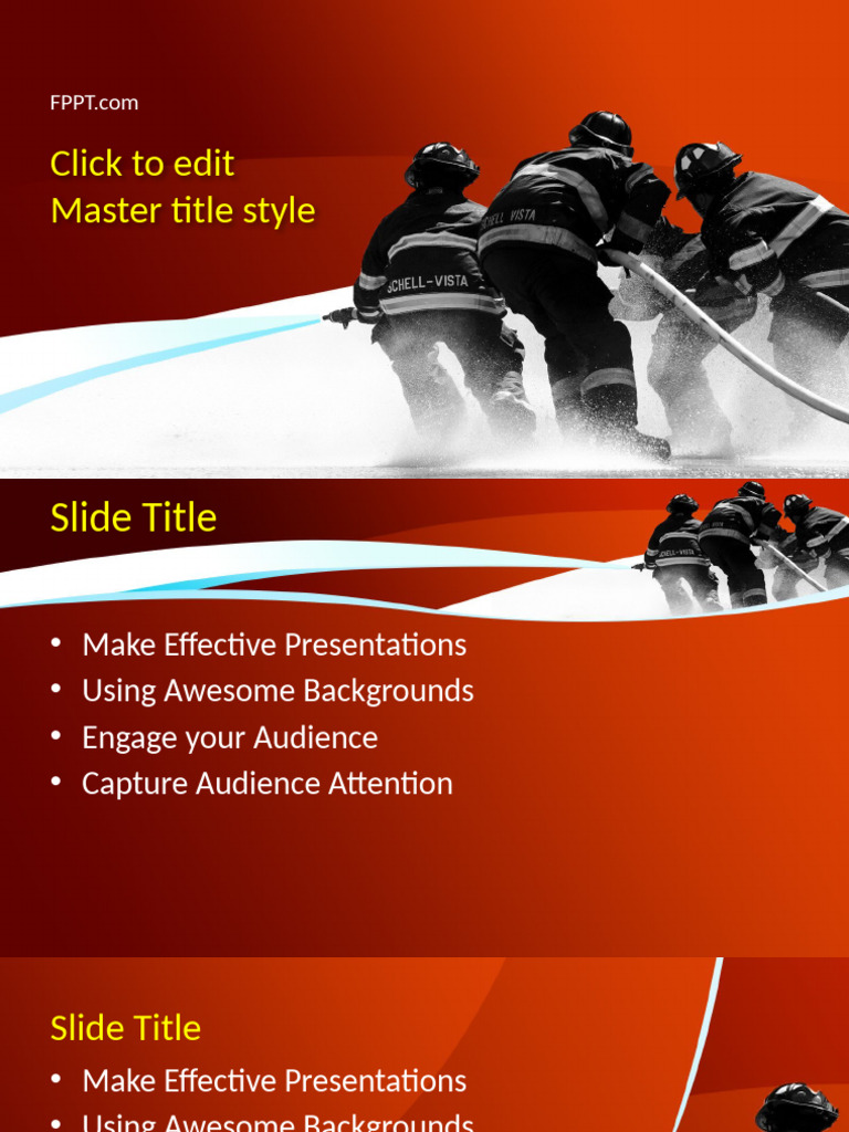 160124 Firefighters Template 16x9 | PDF