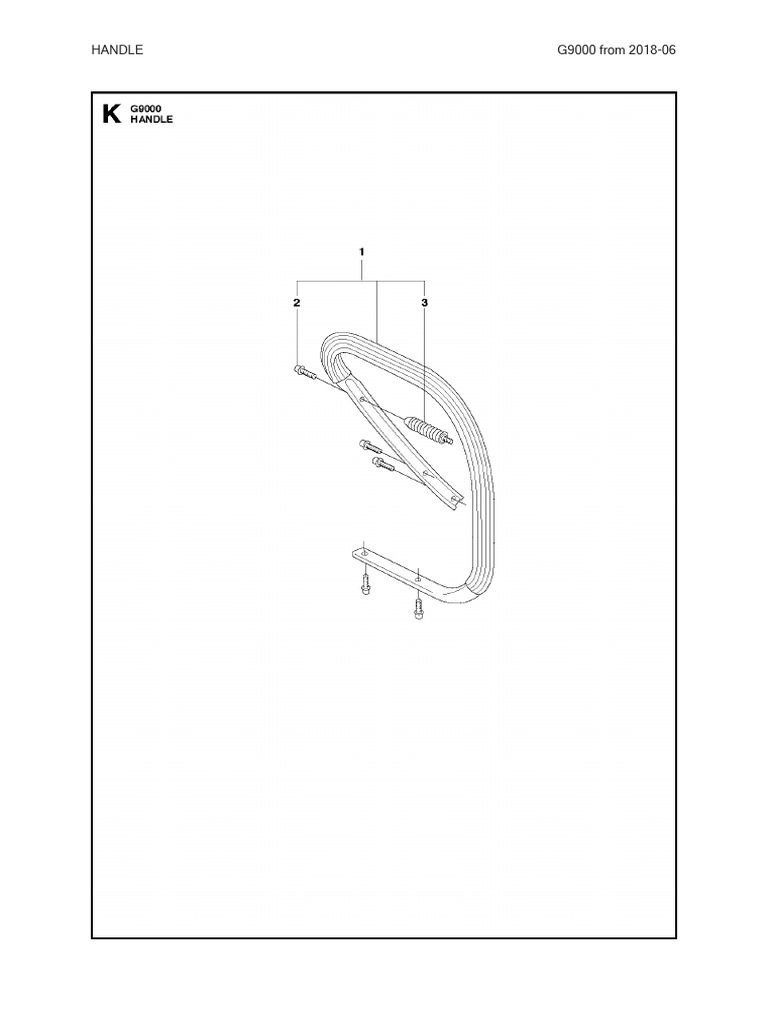 Redmax G9000 Handle Assembly Parts | PDF | Home & Garden | Technology ...