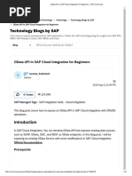 Implementation of SAP Odata V4 - SAP Community | PDF | Software | Computer Engineering