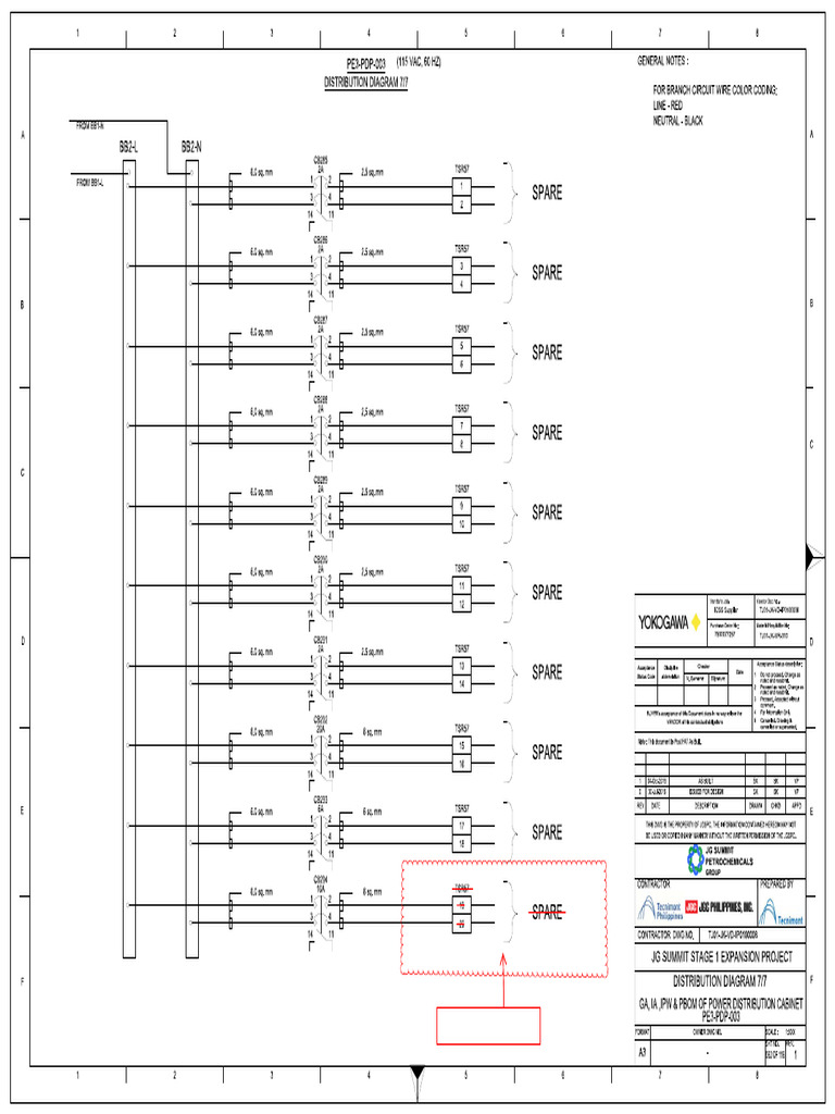 9 Distribution Diagram Pe3 PDP 003 A0 Jgs1ep Epc3 E60 DD 70 201 - r4 2 ...