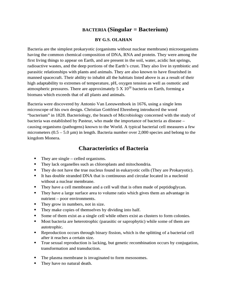 Bacteria Plb108 Pdf Bacteria Cell Biology