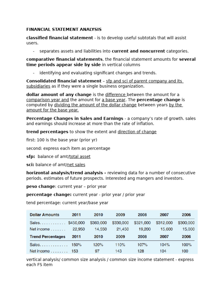 FINANCIAL STATEMENT ANALYSIS | PDF | Bonds (Finance) | Financial Statement
