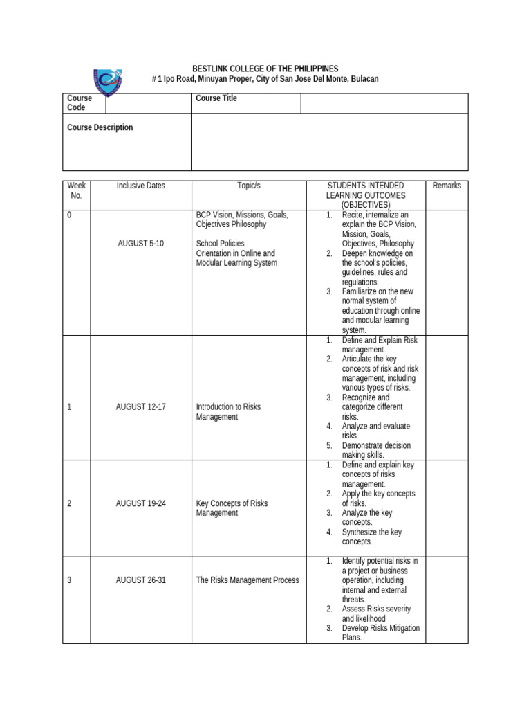 Bestlink College of The Philippines # 1 Ipo Road, Minuyan Proper, City of San Jose Del Monte ...