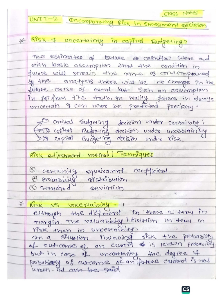 Unit 2 Class Notes Pdf