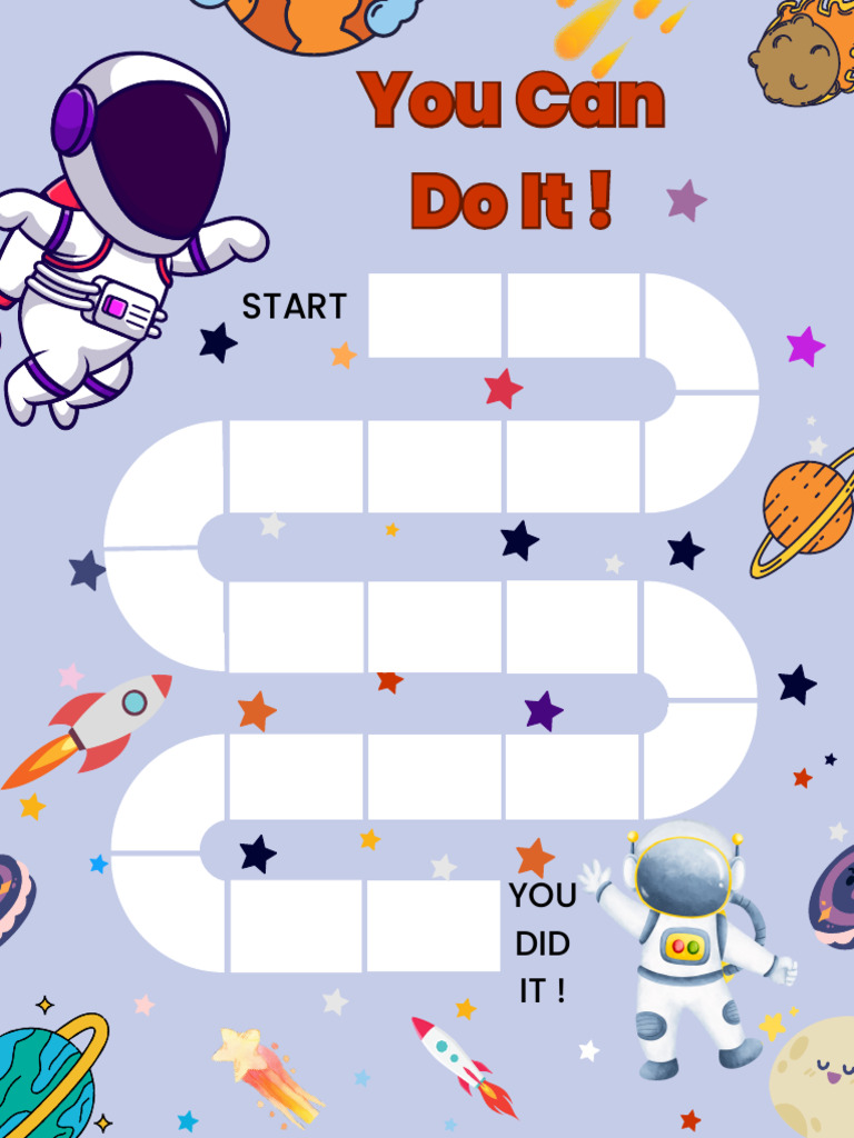 Outer Space Reward Chart - 3 Pages | PDF | Language Arts & Discipline ...