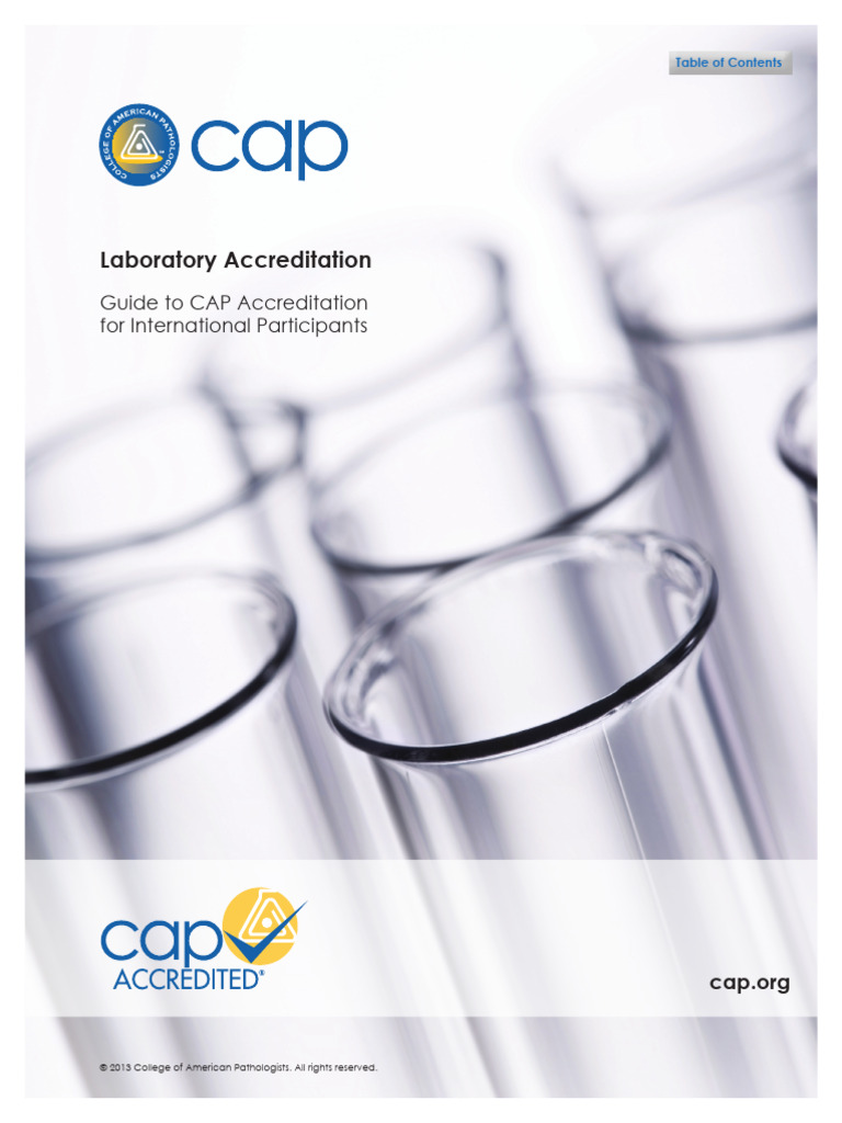 Guide To CAP Accreditation | PDF | Sensitivity And Specificity ...