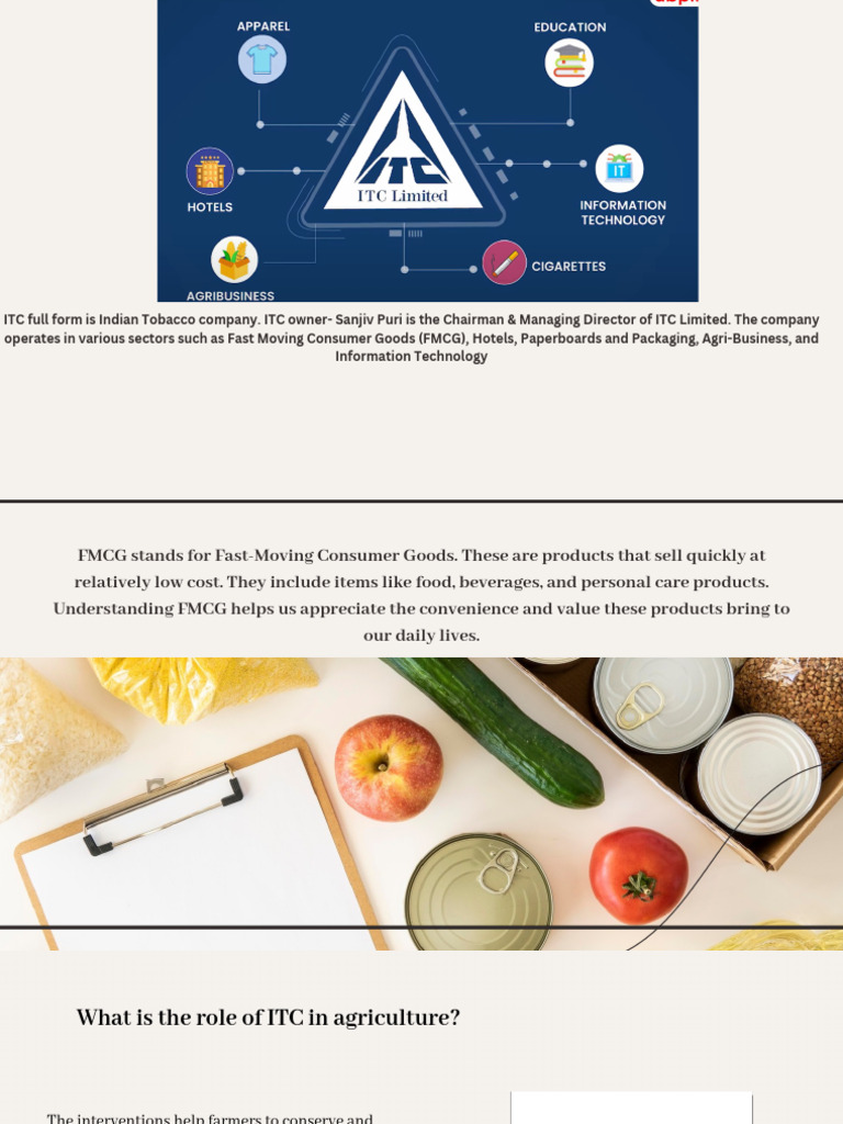 ITC's Diverse Ventures & Growth | PDF