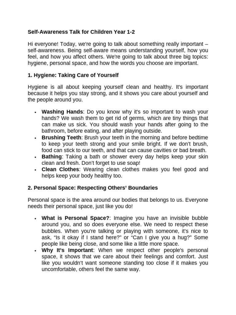 Gender Assembly Year 1-2 | PDF | Hygiene